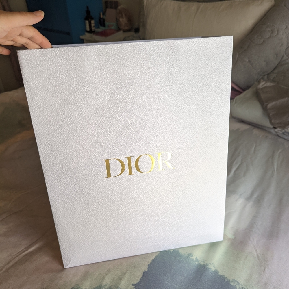 Large Authentic Christian Dior Shopping Bag - Gem